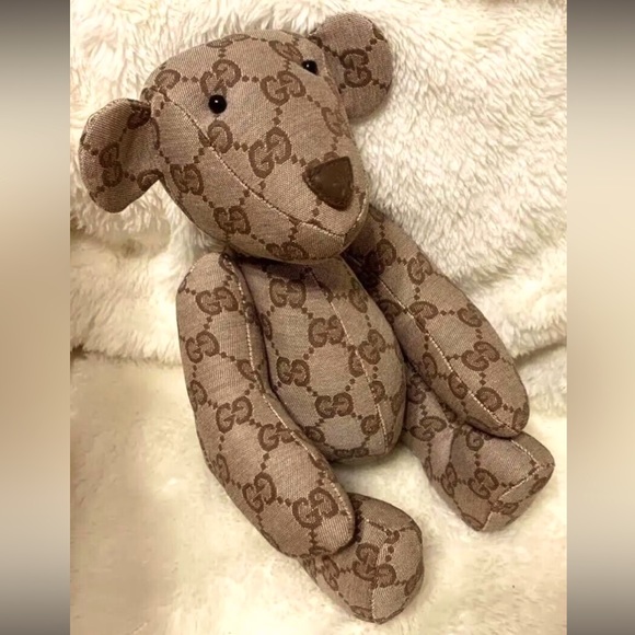 Gucci | Other | Gucci Monogram Stuffed Animal | Poshmark